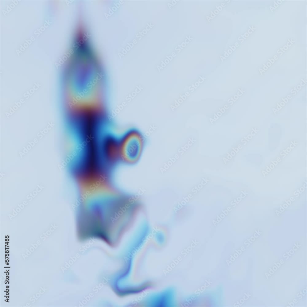 3D Holographic waving cloth texture. Liquid holographic background ...