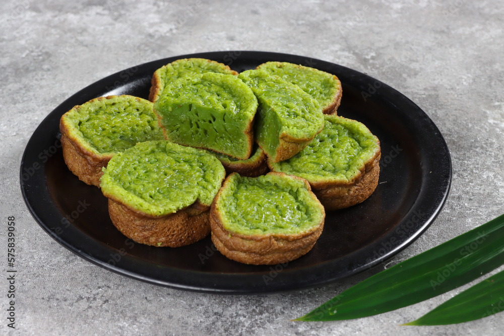 Bika Ambon Pandan is a traditional cakes from Indonesia. It is made ...