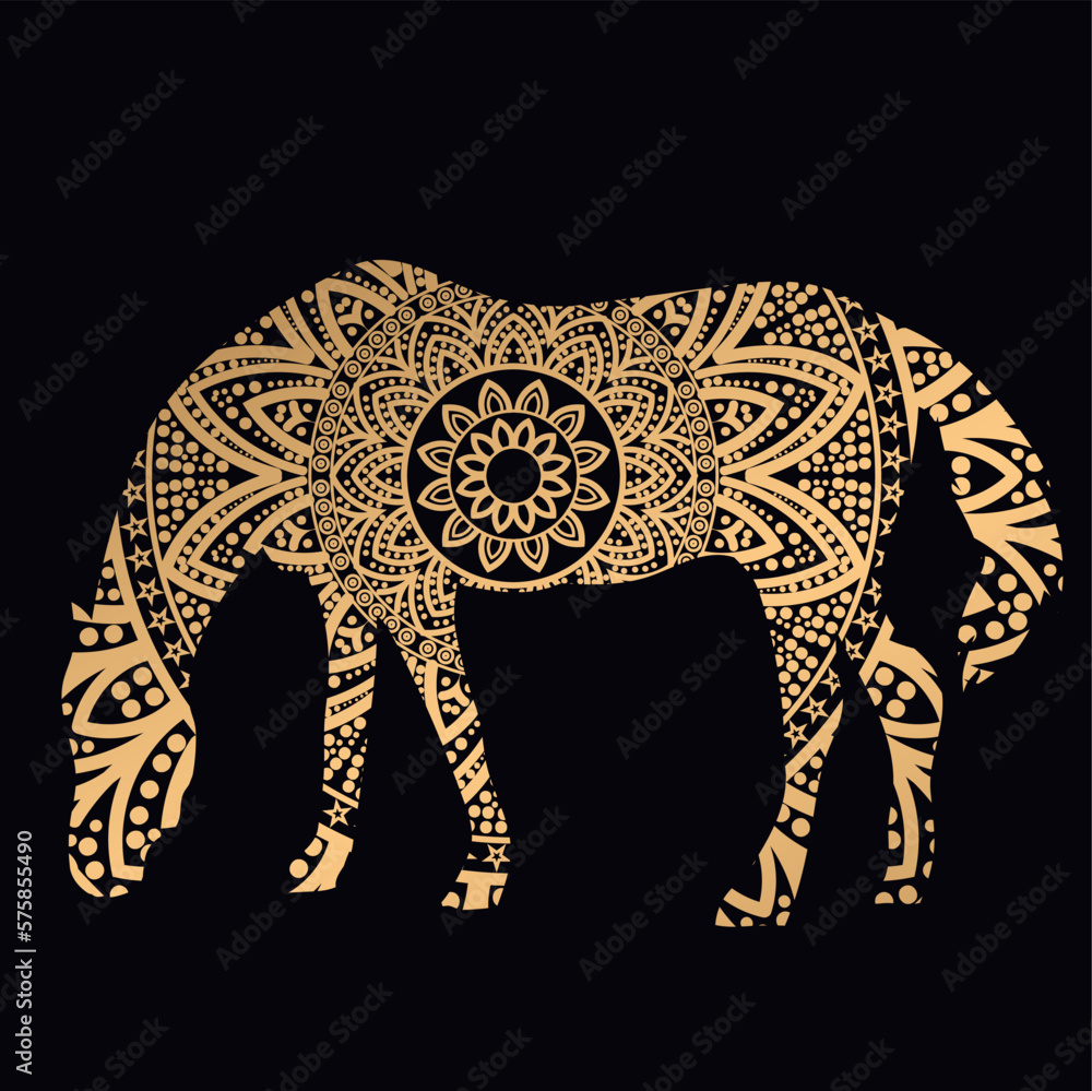 Mandala animal coloring book page for kids and adult mandala designs ...