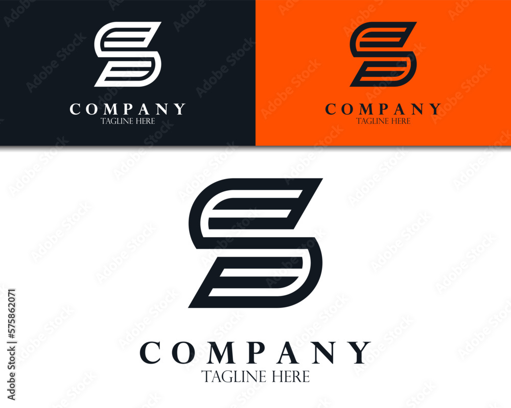 initial S logo design, suitable for logo company, logo business, and ...