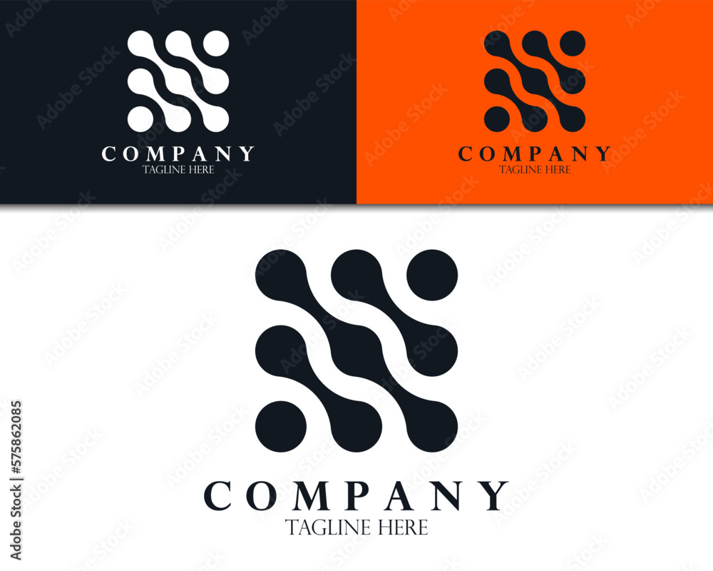 set of logo design, suitable for logo company, logo business, and brand ...