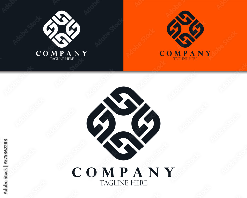 set of logo design, suitable for logo company, logo business, and brand ...