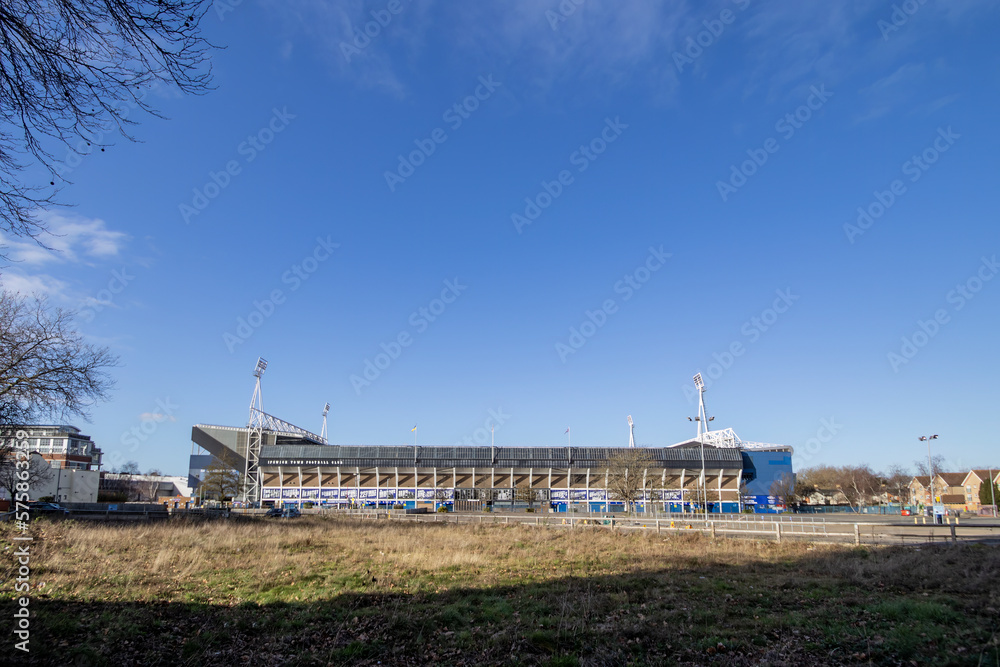 Portman Road is the home of Ipswich Town Football Club in Suffolk, UK ...