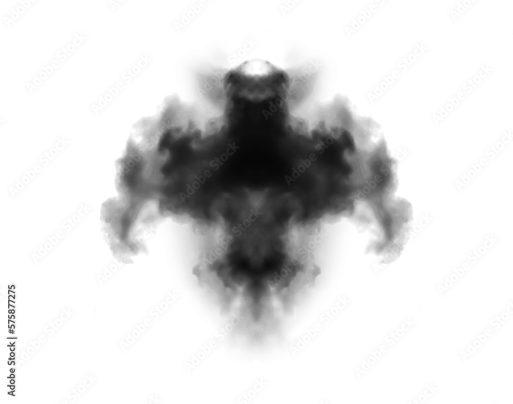 Black smoke cloud, fog or smokey flare and vector of steam or gas, mist ...
