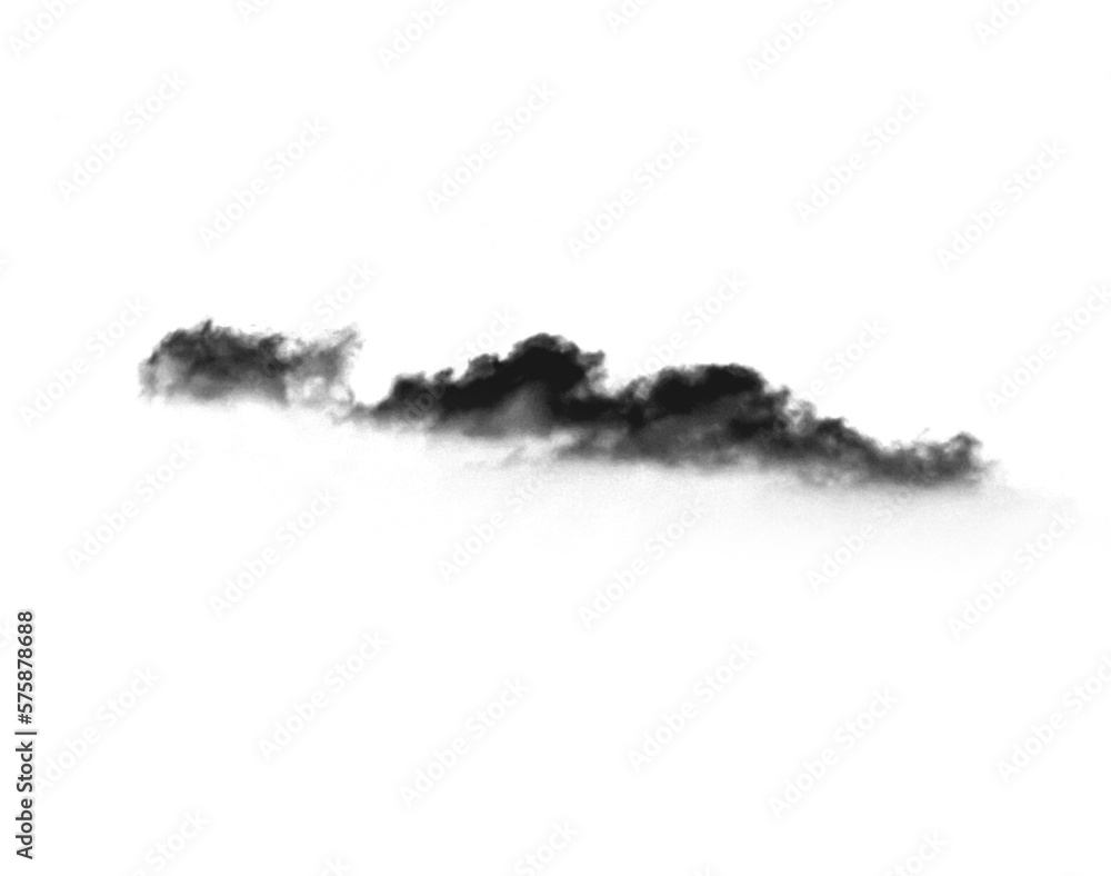 Black smoke cloud, fog or smokey flare and realistic vector of steam or ...
