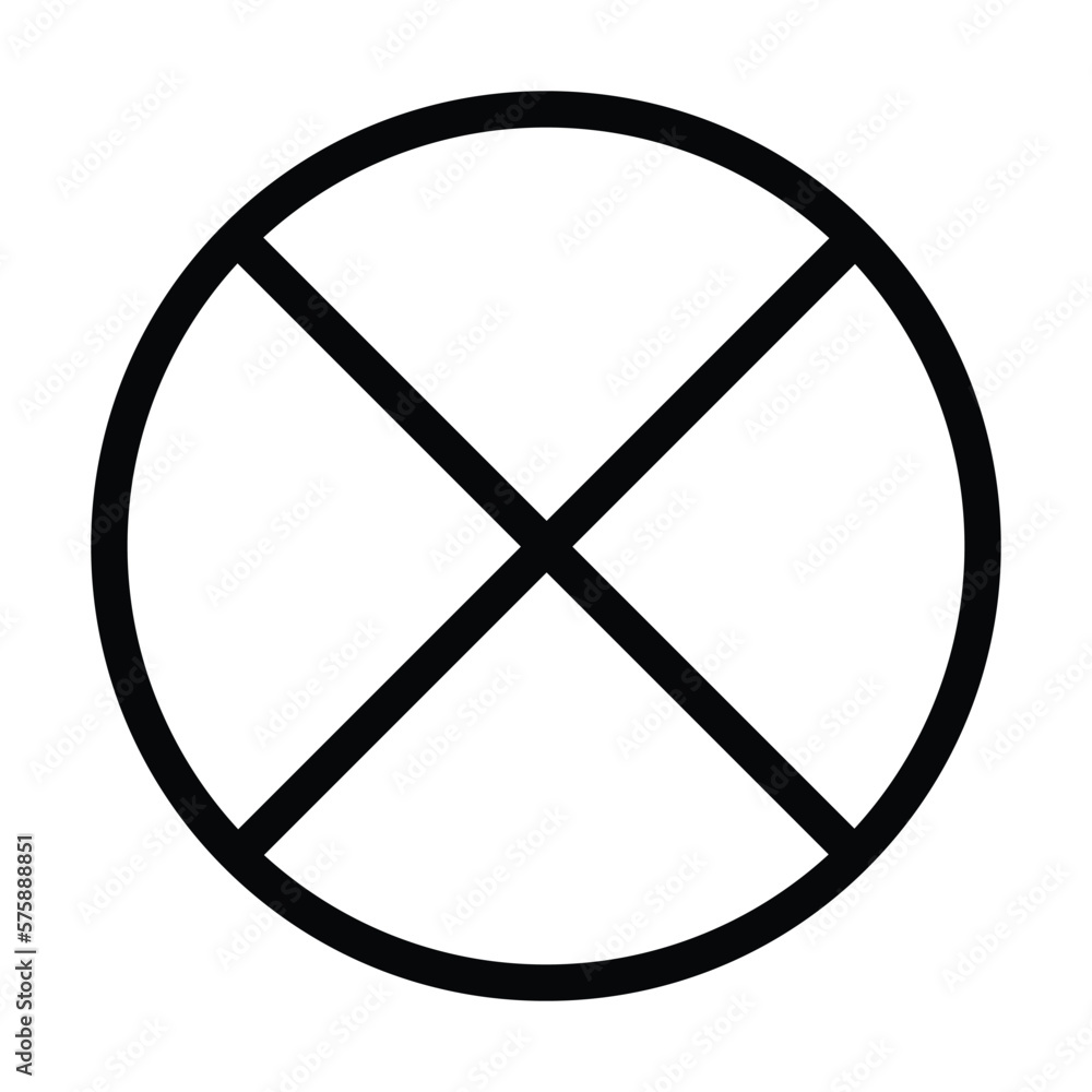 do not stop icon, stop vector, not illustration Stock-Vektorgrafik ...
