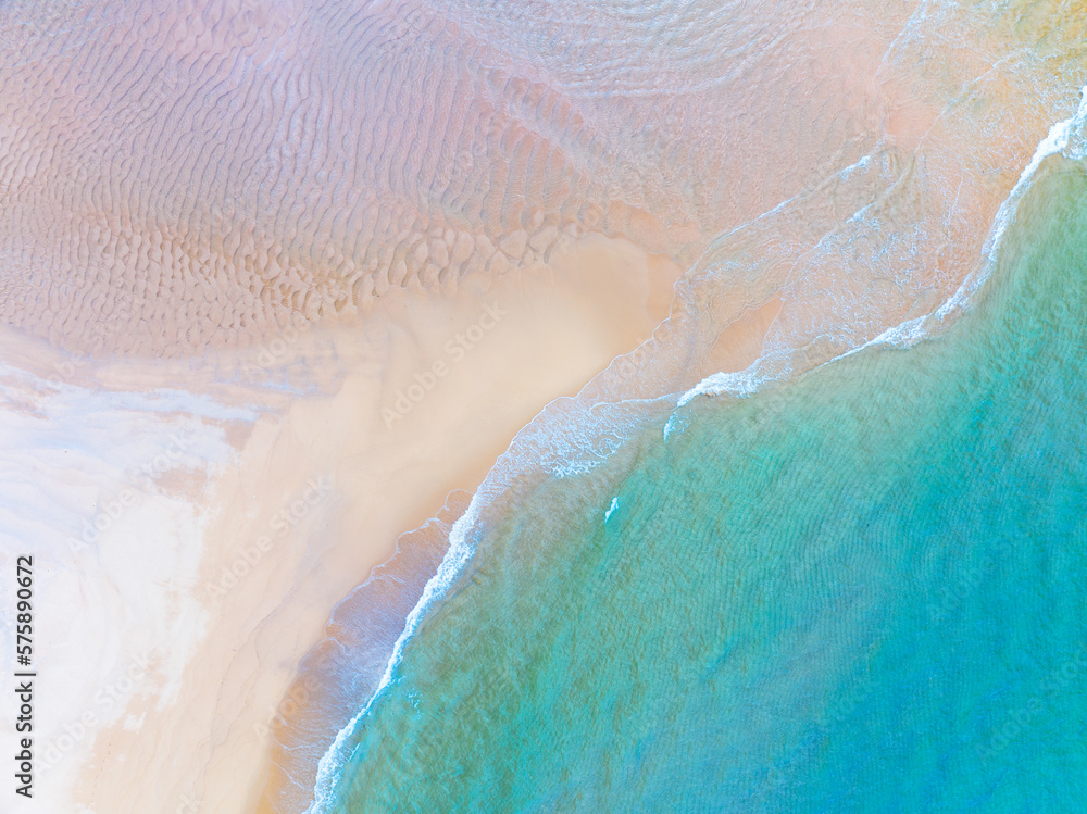 Sea surface aerial view,Bird eye view photo of waves and water surface ...