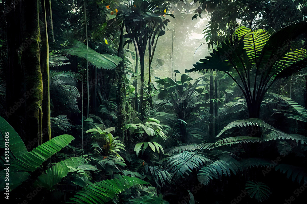 tropical rainforest is a dense, lush forest located in tropical regions ...