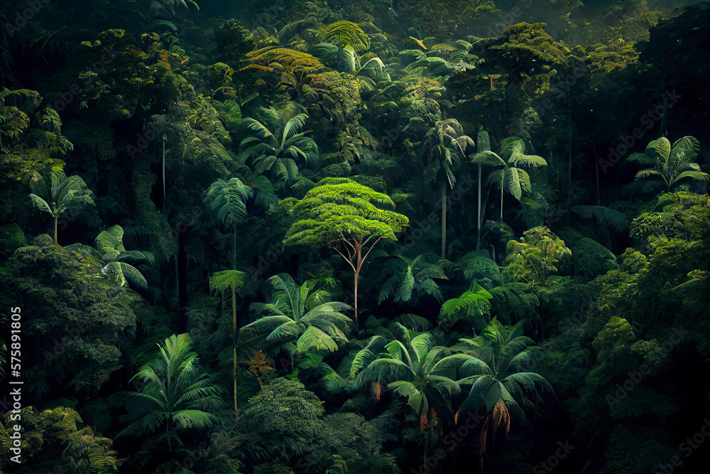 tropical rainforest is a dense, lush forest located in tropical regions ...