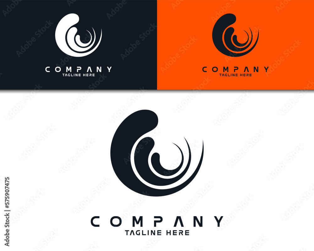 set of logo design, suitable for logo company, logo business, and brand ...