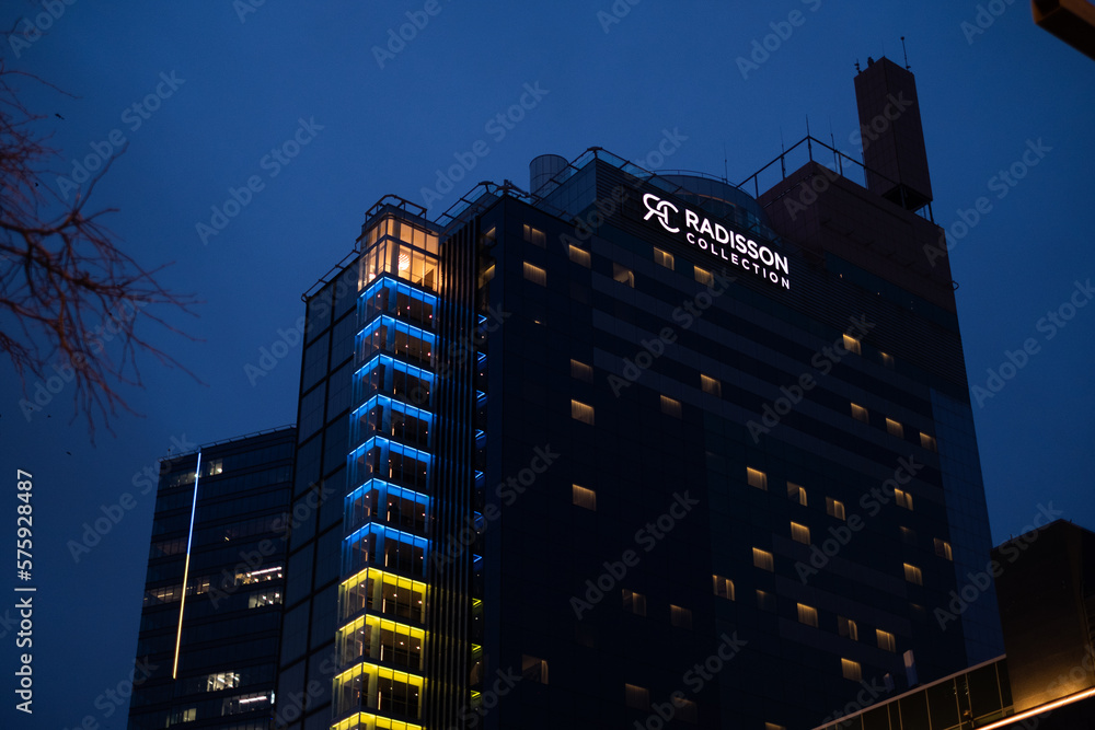 Foto de Tallinn, Estonia - 02.17.2023: Radisson Collection hotel in ...