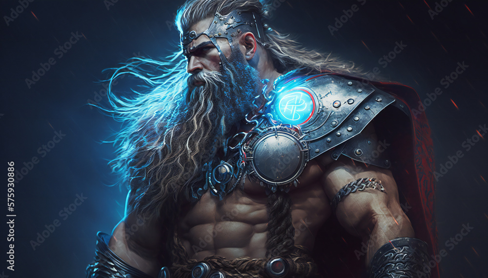 Thor, god of thunder, lightning, and battle - German Mythologies ...