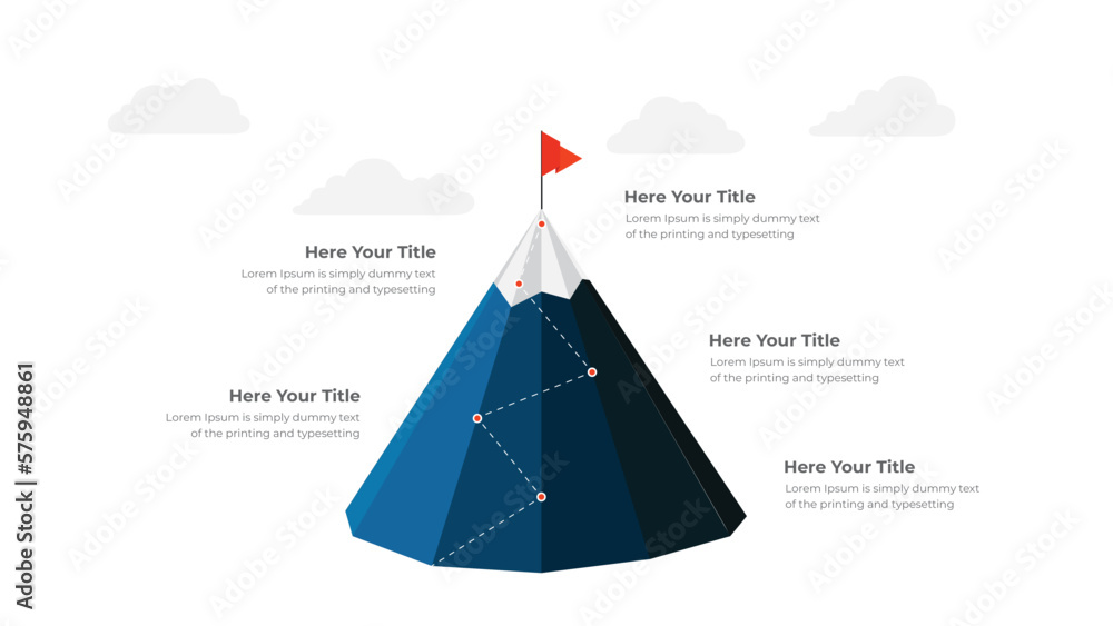 route to success. leadership and motivation. business and finance ...