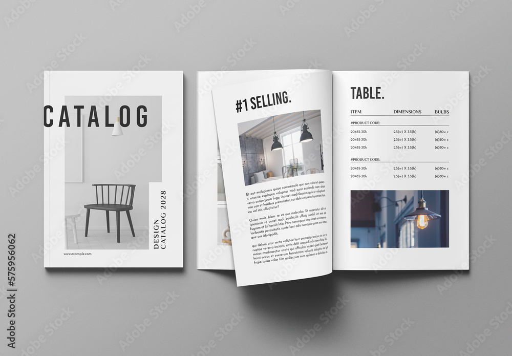 Catalog Template Stock Template | Adobe Stock