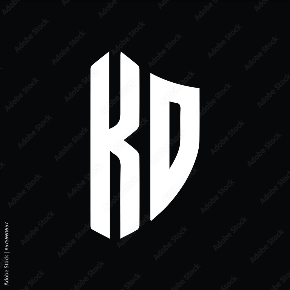 KD KD Logo Design, Creative Minimal Letter KD KD Monogram Stock Vector ...