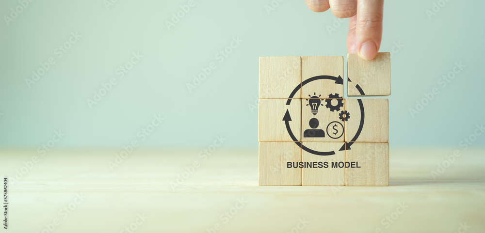 Business Model Canvas concept. Innovative tool that helps entrepreneurs ...