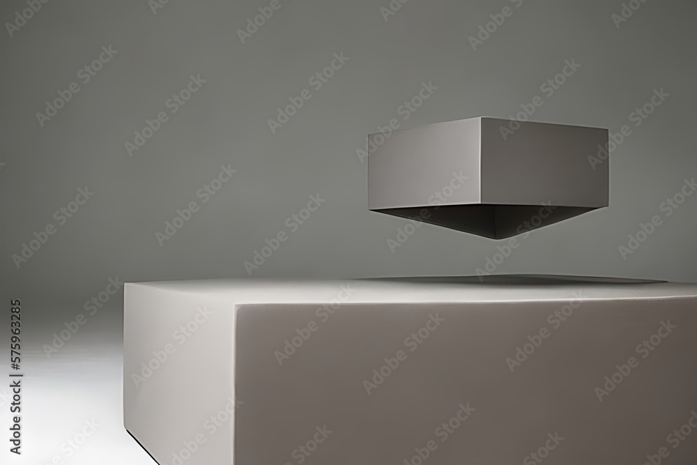 Product Photography Background, featuring floating platform and soft ...