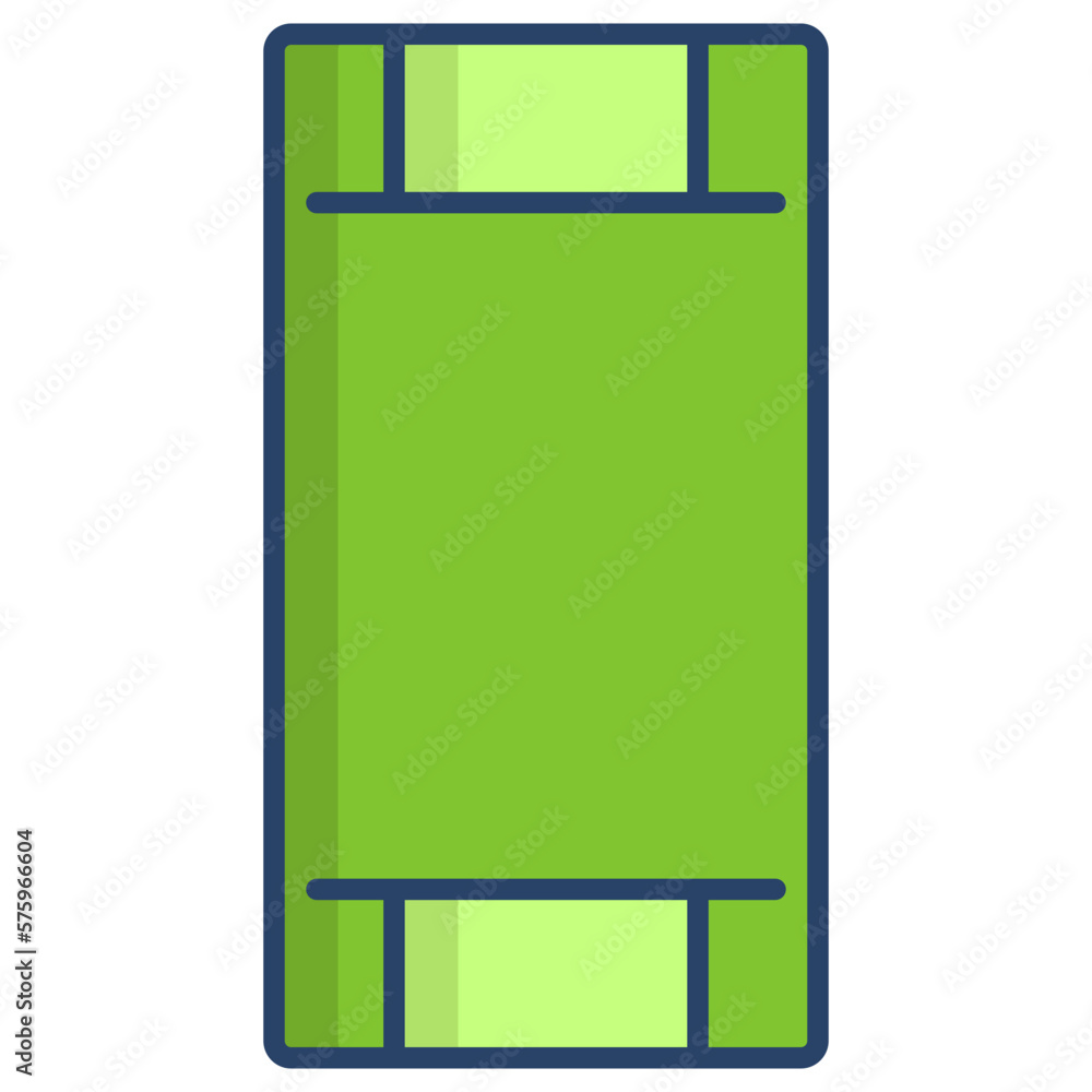 cricket pitch icon Stock Vector | Adobe Stock