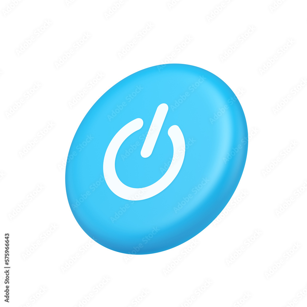 Shutdown turn on off button energy switch power start stop web app ...