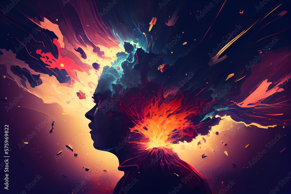Annual Collective Mind Concept Art, Exploding Mind, Inner World, Dreams ...
