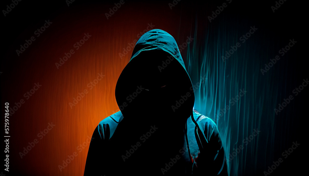 Ghost hacker criminal scary hood anonymous creepy devil danger ...