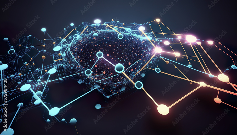 system of digitalization processor or Neural networks of Artificial Intelligence.power and ...