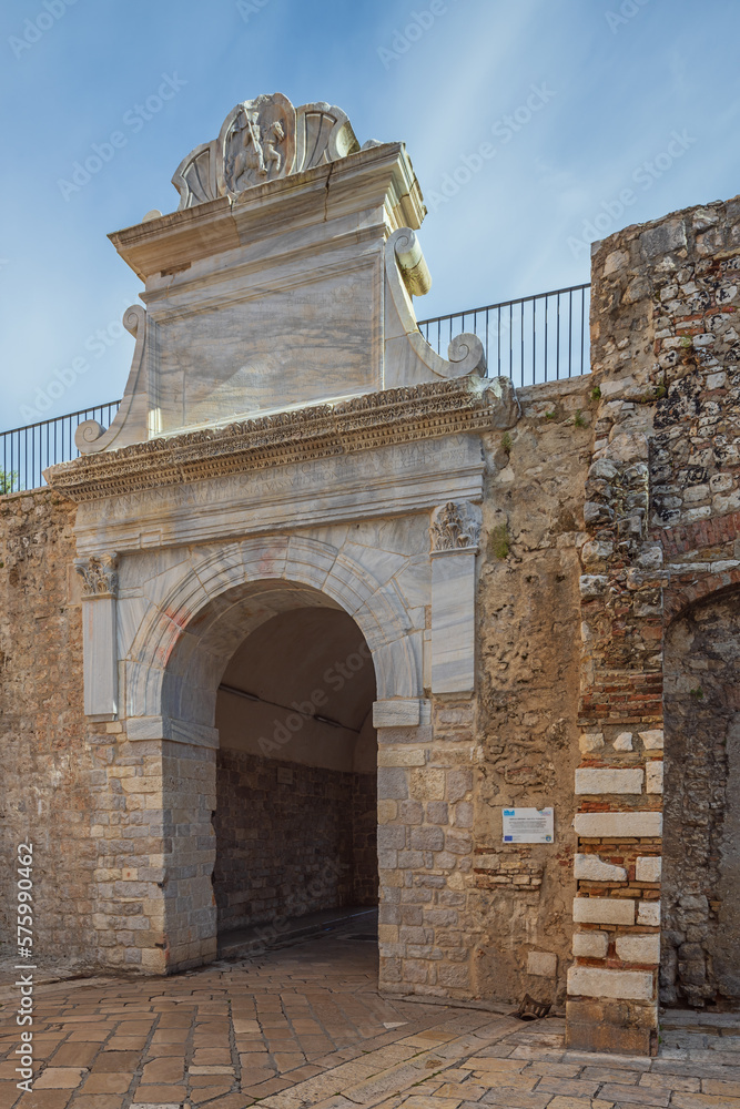 The Sea Gate also known as the St. Chrysogonus gate the port-facing ...