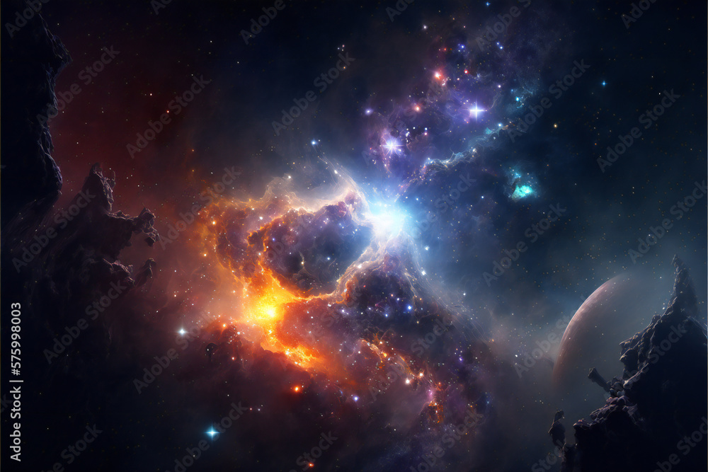 Space wallpaper transparent universe, abstract, planetarium Stock ...