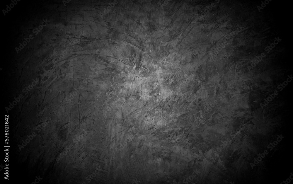 Old wall texture cement dark black gray background abstract grey color ...