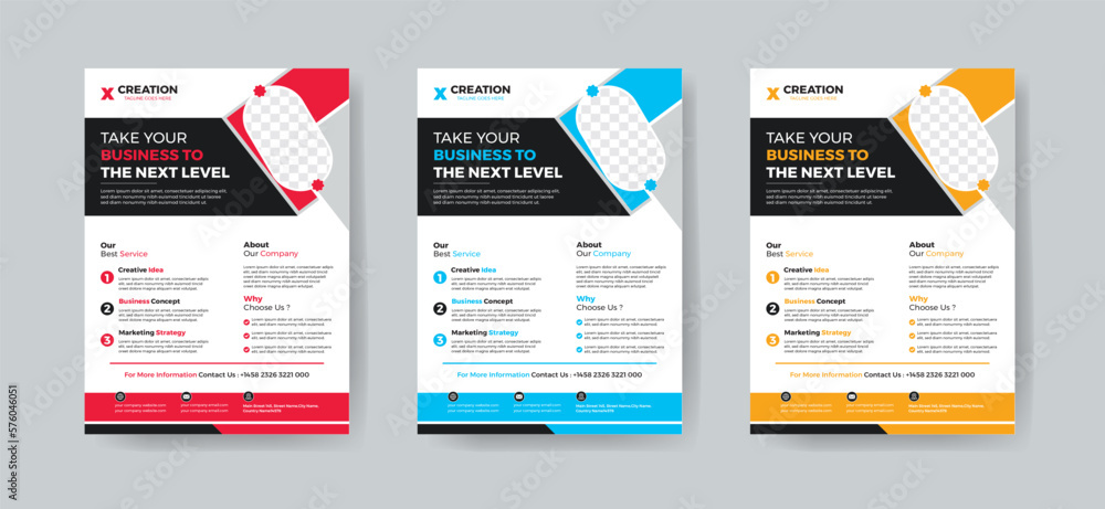 Modern multipurpose creative corporate business agency marketing flyer ...