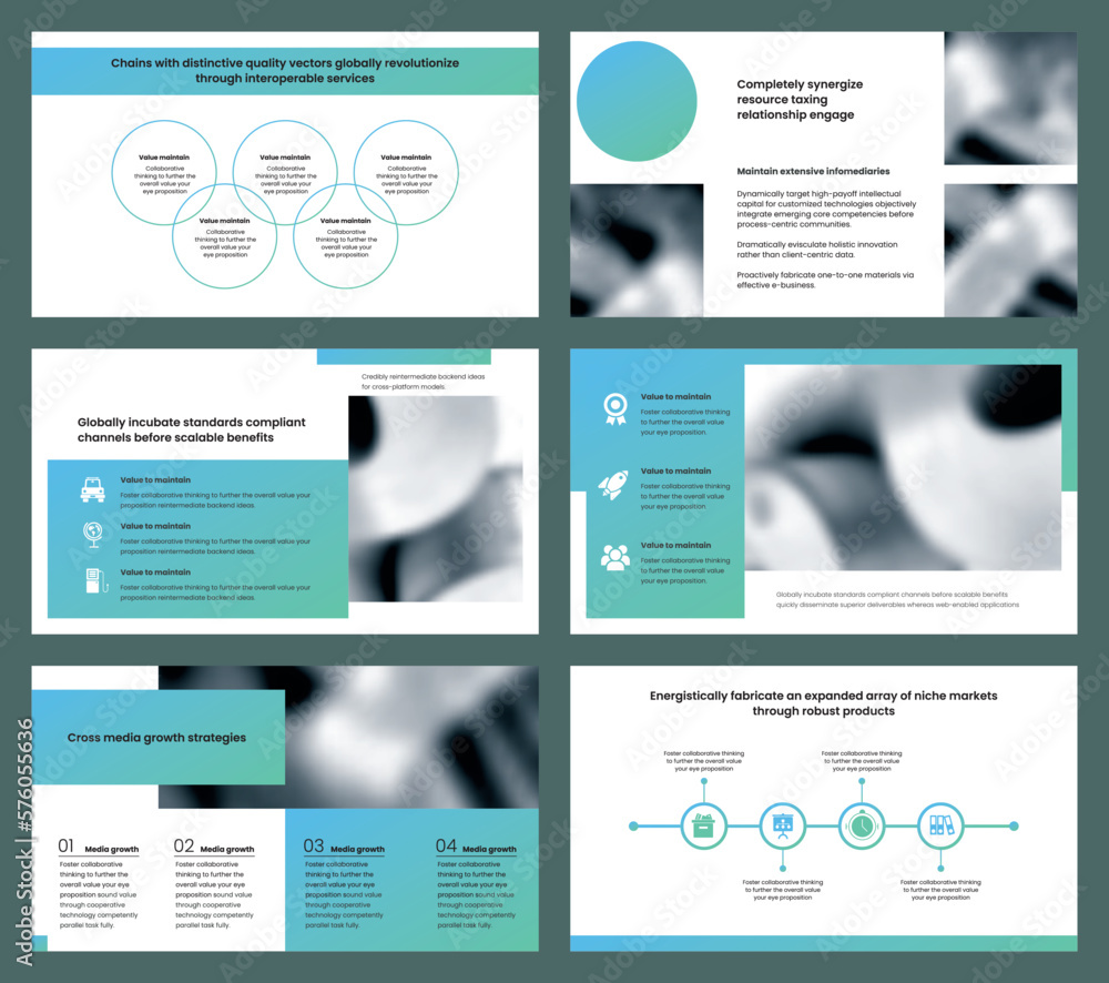Creative slide template design for company business PowerPoint ...