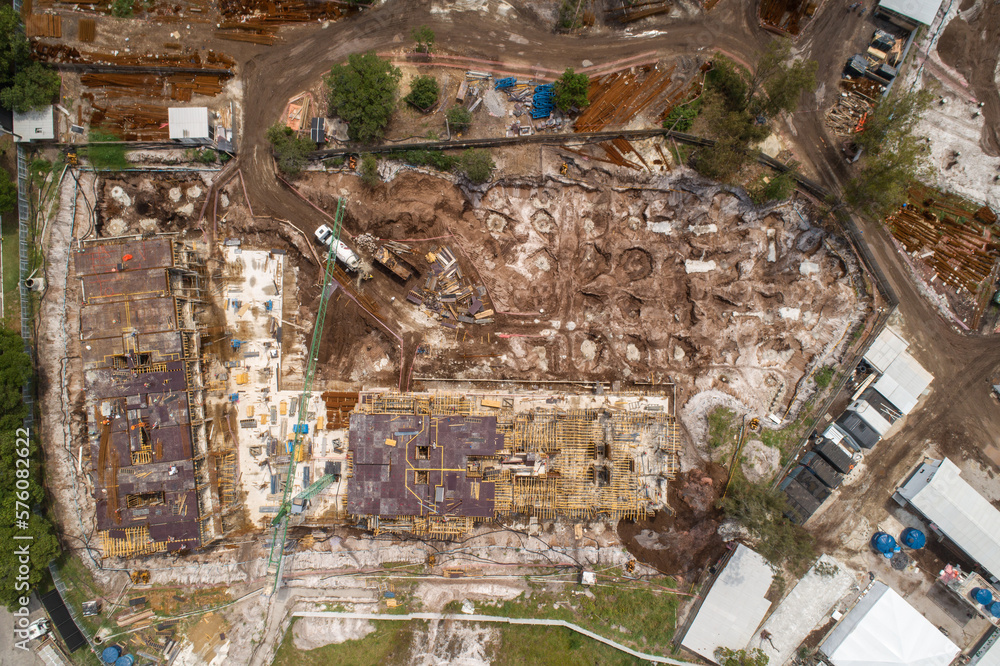 The civil construction industry grows worldwide, pictured here is ...