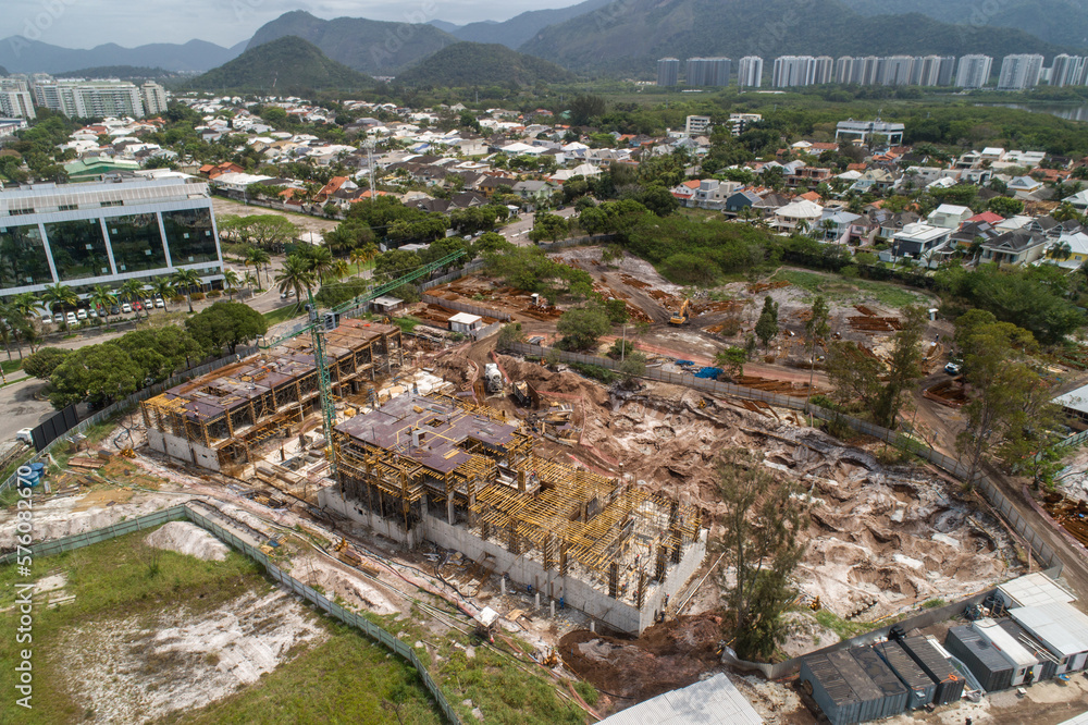 The civil construction industry grows worldwide, pictured here is ...