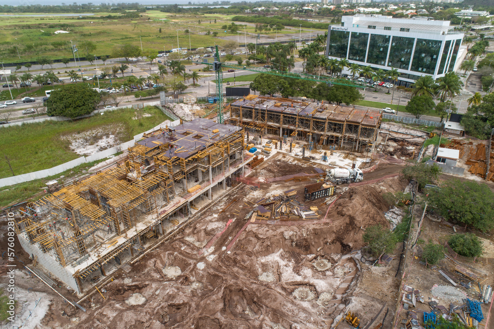 The civil construction industry grows worldwide, pictured here is ...