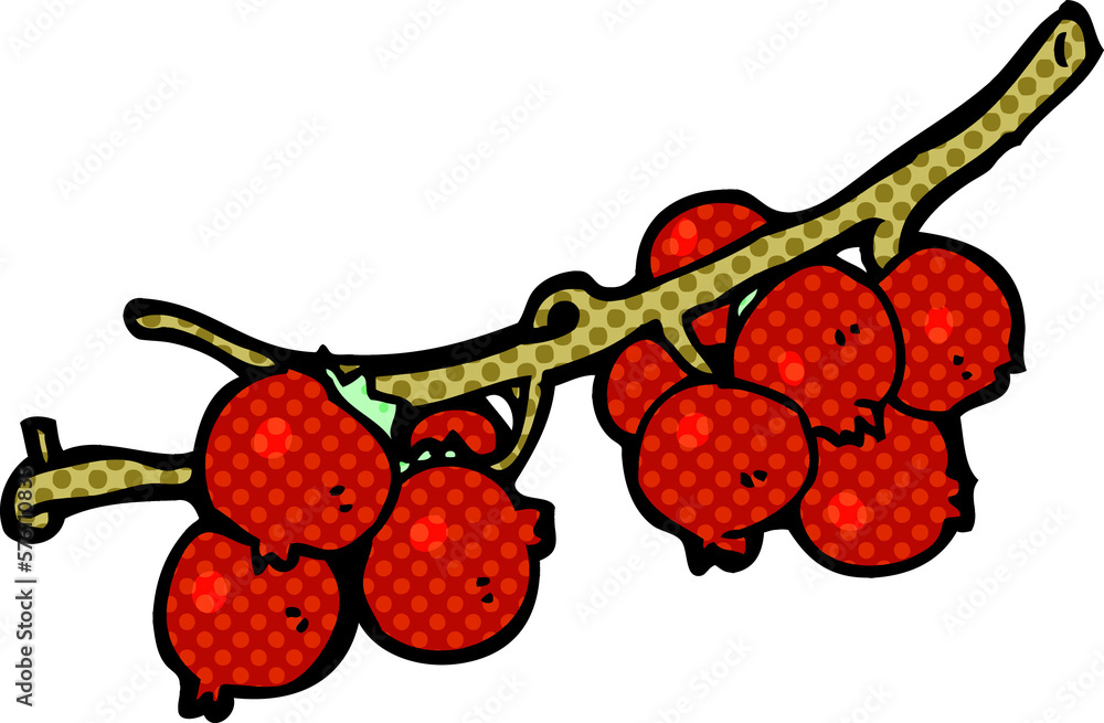 cartoon berries Stock Illustration | Adobe Stock