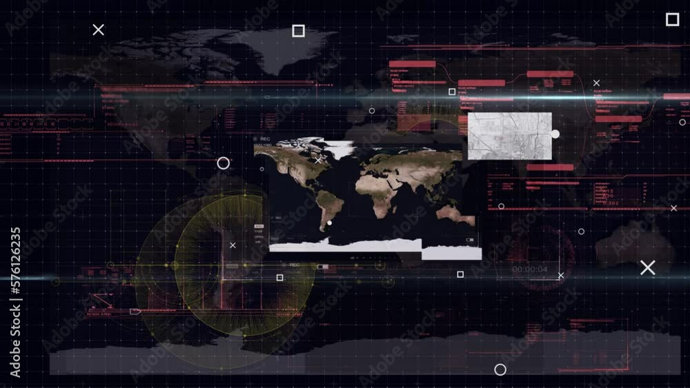 Virtual reality. Futuristic VR head-up display design. Sci-Fi helmet ...
