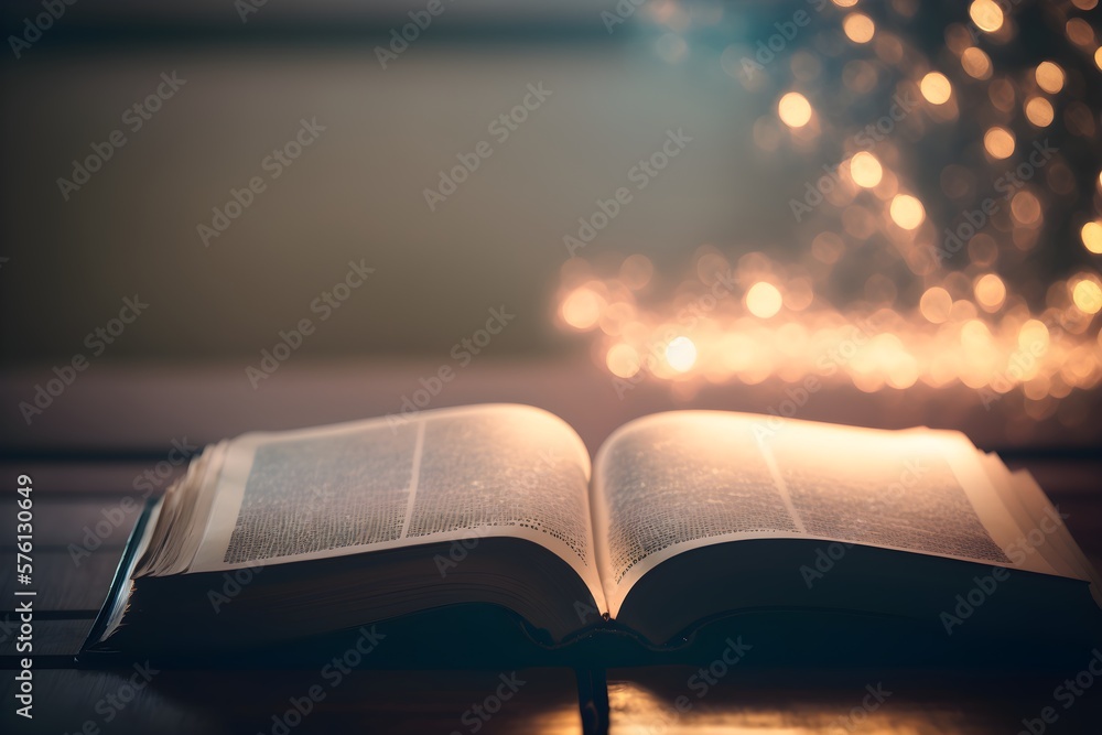 Wallpaper Illustration and background of Holy Bible, Sacred book. Front ...