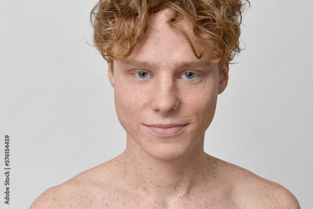 Natural Red Hair Blue Eyes Men