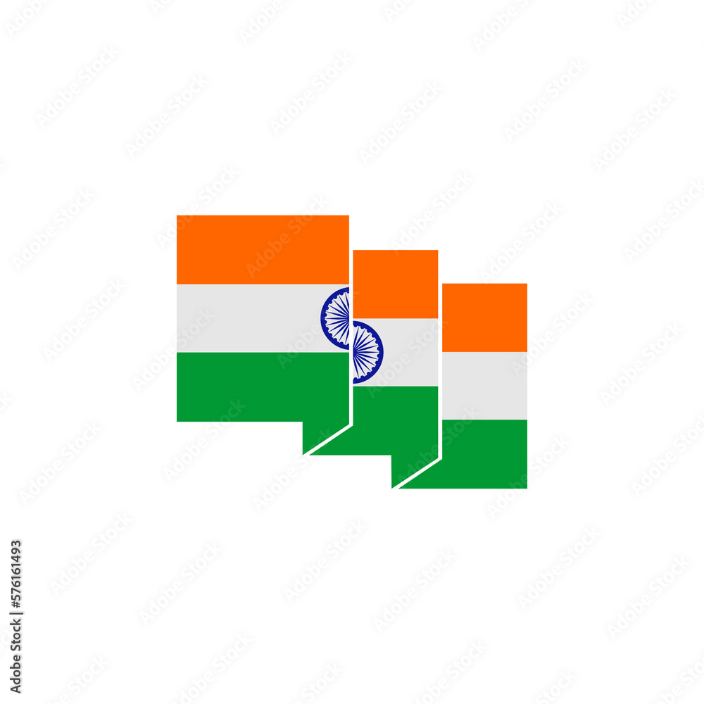 India national flags icon set, India independence day icon set vector sign symbol Stock Vector ...