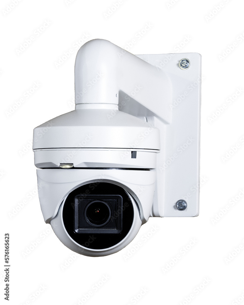Wall mounted turret security camera with varifocal lens for high ...