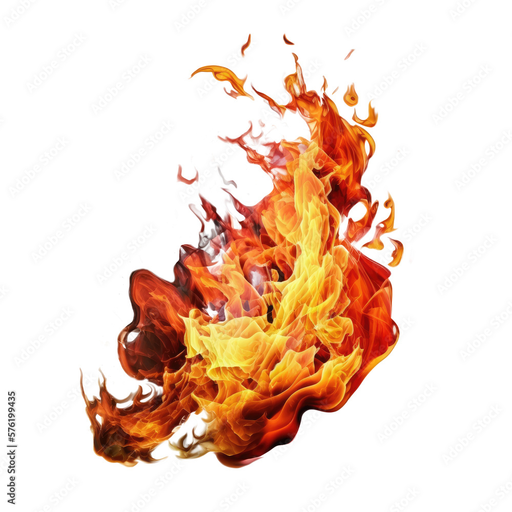 Flama o llama de fuego en PNG sin fondo elemento de diseño. ilustração ...