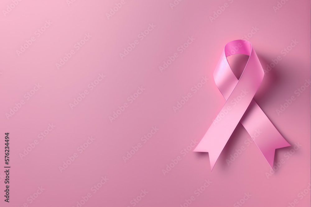 Pink Ribbon: A Symbol of Breast Cancer Awareness. Pink October Month ...