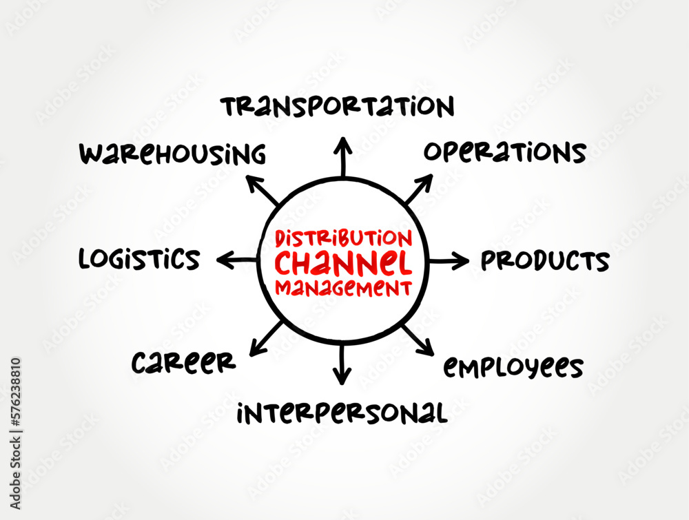 Distribution channel management - process of managing transfer of ...