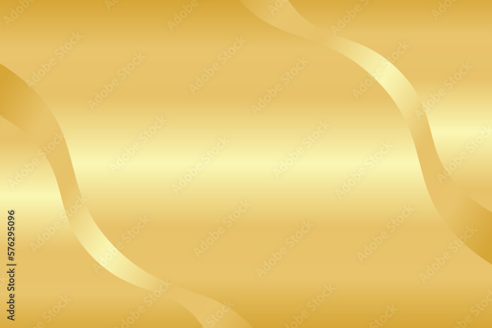 Gold Wave Background Design Stock Vector | Adobe Stock