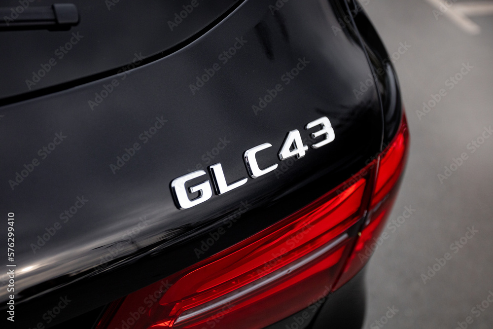 Logo Mercedes GLC 43 AMG Stock Photo | Adobe Stock