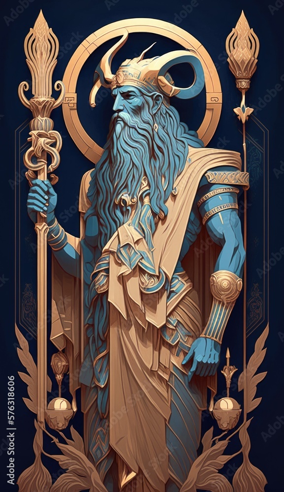 The Egyptian God, Khnum – God of Potters, representing annual flood on ...