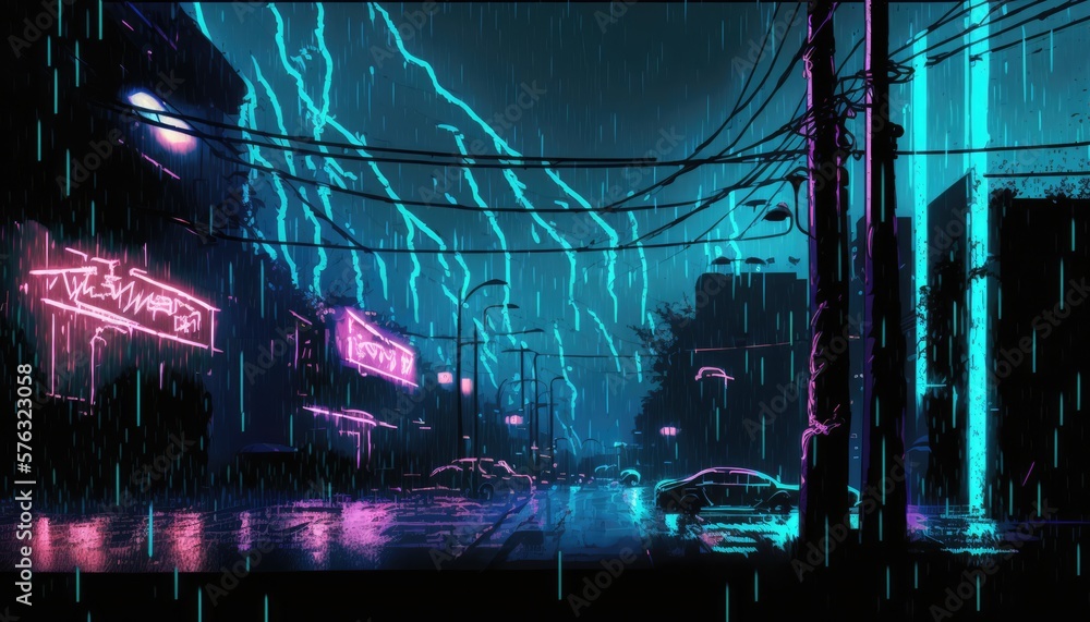 Grunge Background with Intense Neon Glow - Perfect for Edgy Designs ...