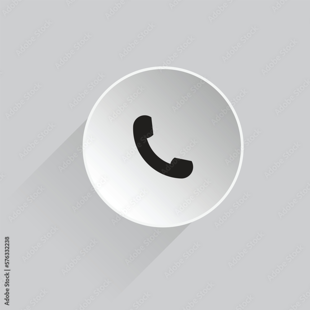 vector phone icon set, Telephone call sign, Contact us, Vector ...