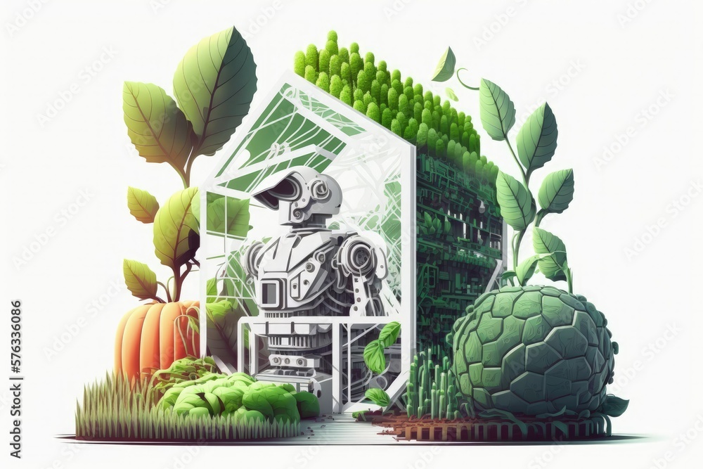 Industrial smart farm With the help of AI, 5G, digital transformation ...