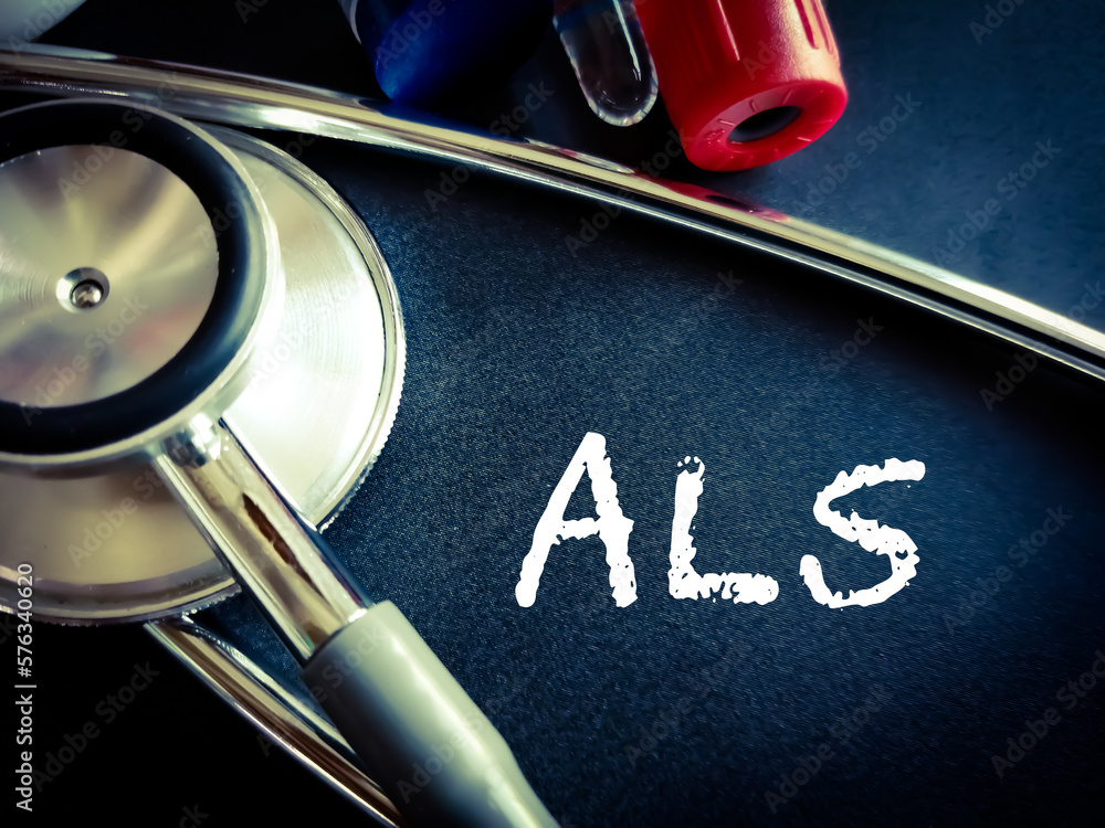 ALS or Amyotrophic lateral sclerosis a type of motor neuron disease ...